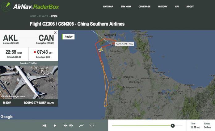 China Southern #CZ306 to Gaungzhou was forced to make an emergency ...