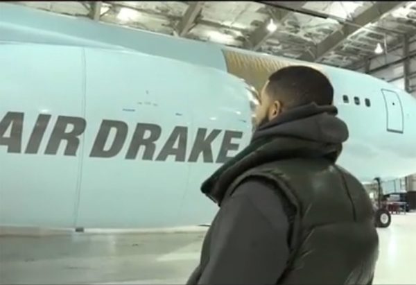 Rapper Draker unveils new private 'Air Drake' Boeing 767 - AIRLIVE