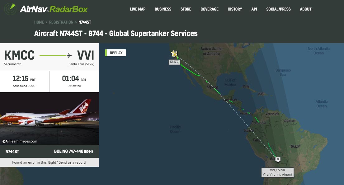 World's largest fire-fighting aircraft, the Boeing 747 Global ...
