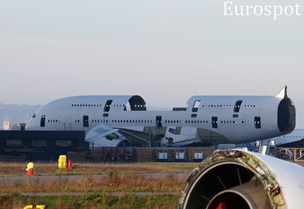 Here is what remains of Singapore Airlines A380