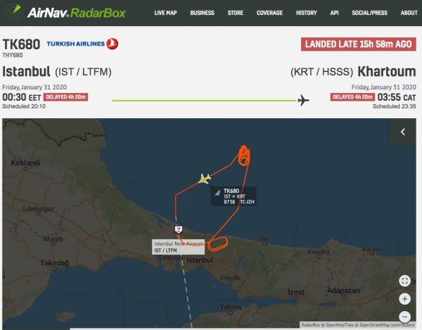 ALERT Turkish Airlines #TK680 suffered a tail strike on take off from ...