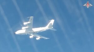 Russian Su-27s intercepted RAF Boeing RC-135W Rivet Joint escorted by 2 ...