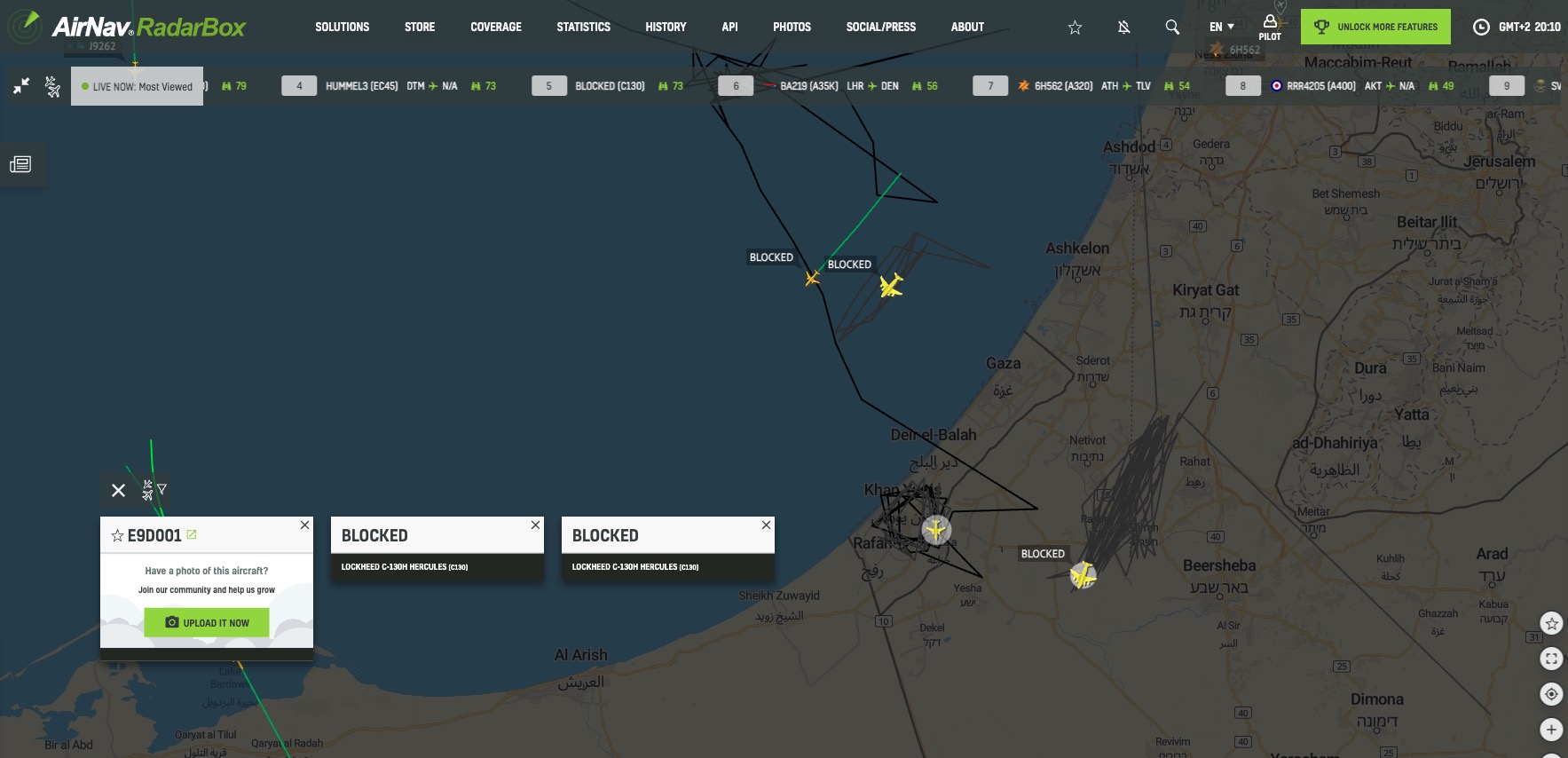 military operations in progress over Gaza strip - AIRLIVE